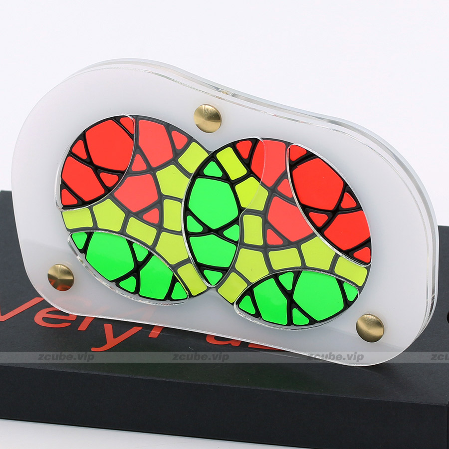 VeryPuzzle Mini Geranium Plus 2-rings puzzle intellectual toy magic ...