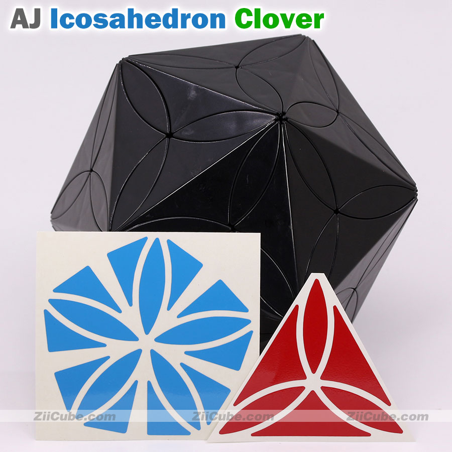AJ cube Clover Icosahedron cube - [ziiCube.com] Puzzles solver magic ...