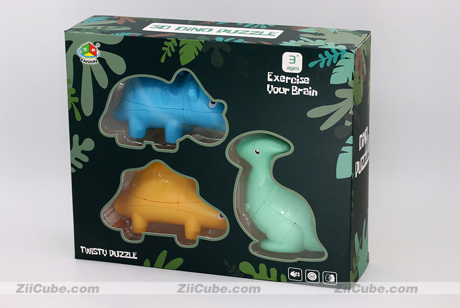 FanXin Six Little Dinosaurs 2x2x3 cube puzzle - [ziiCube.com] Puzzles ...