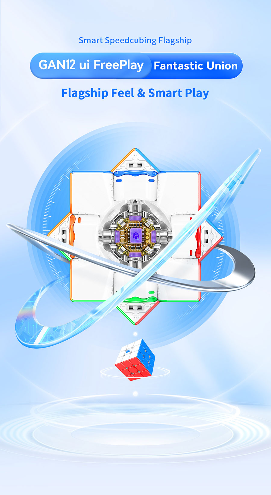 GAN Bluetooth Smart 3x3x3 cube Gan12 ui UV [ZiiCube.com]