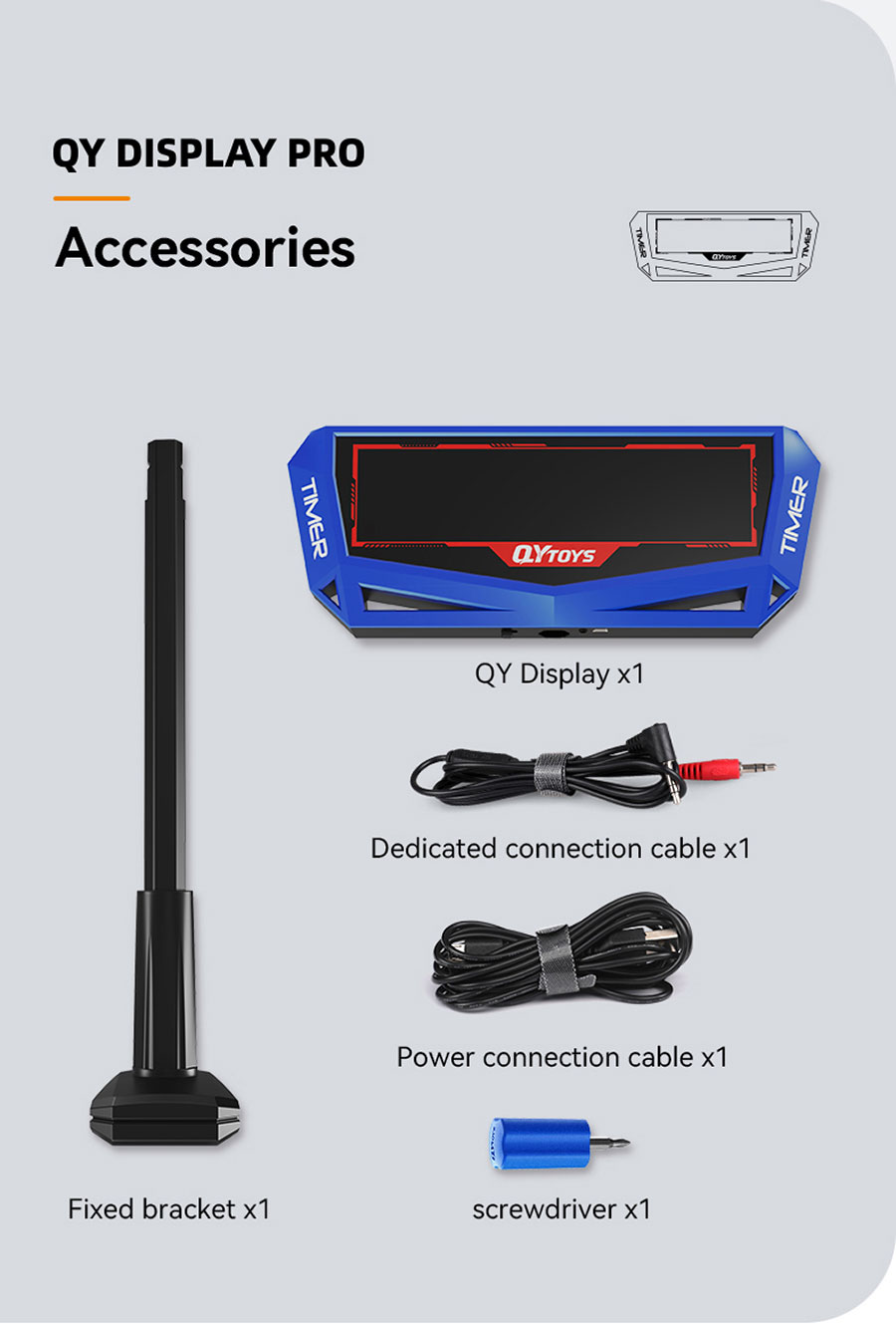 QY Cube Timer Display Pro puzzle intellectual toy magic cube [ZiiCube.com]