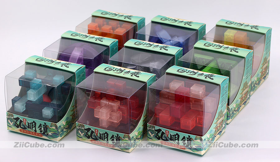 QY puzzle Nine Kong Ming Lock [ZiiCube.com]