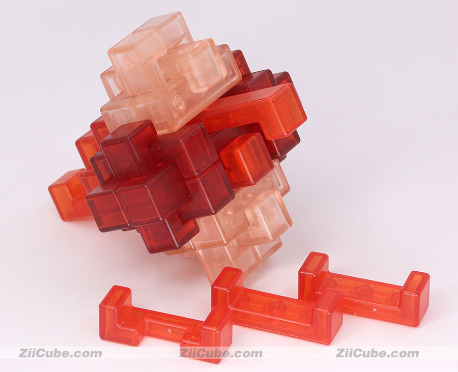 QY puzzle Nine Kong Ming Lock [ZiiCube.com]