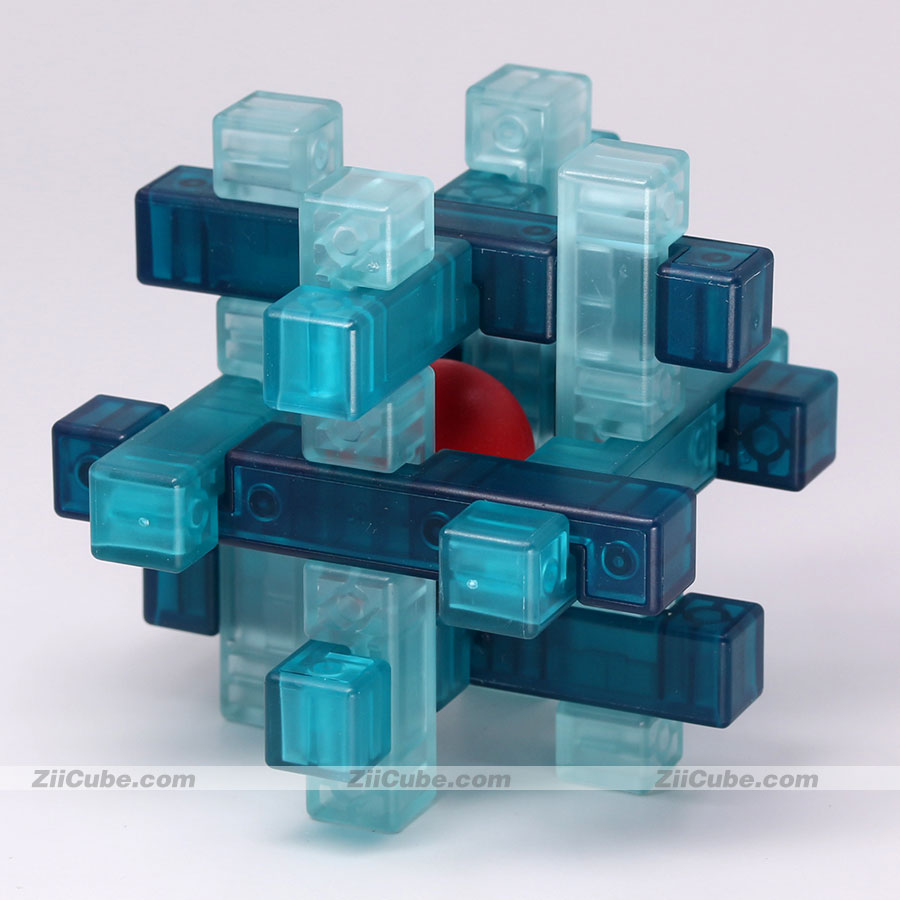 QY puzzle Nine Kong Ming Lock [ZiiCube.com]