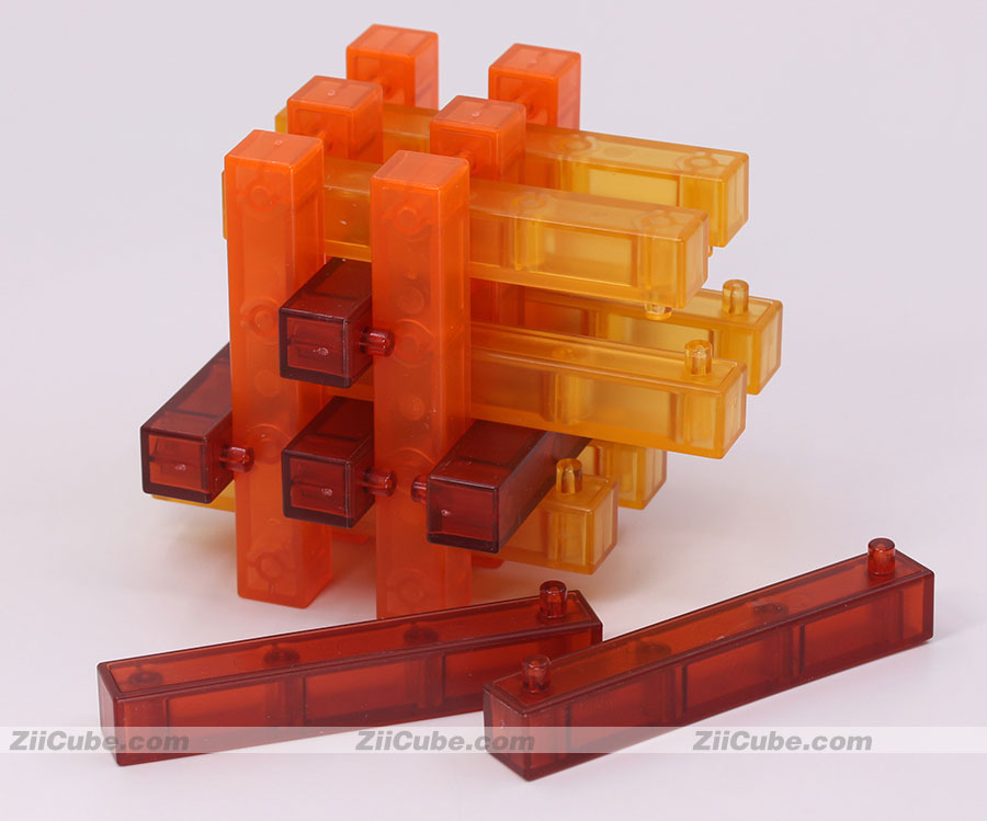 QY puzzle Nine Kong Ming Lock [ZiiCube.com]