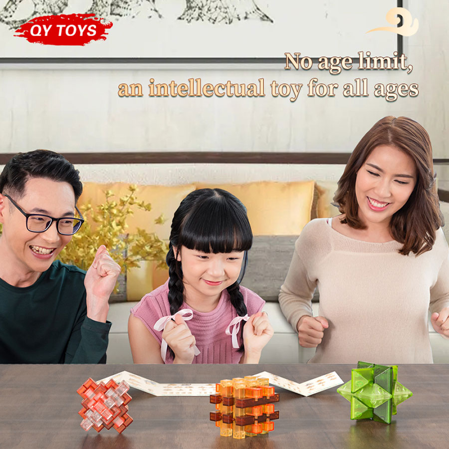 QY puzzle Nine Kong Ming Lock [ZiiCube.com]