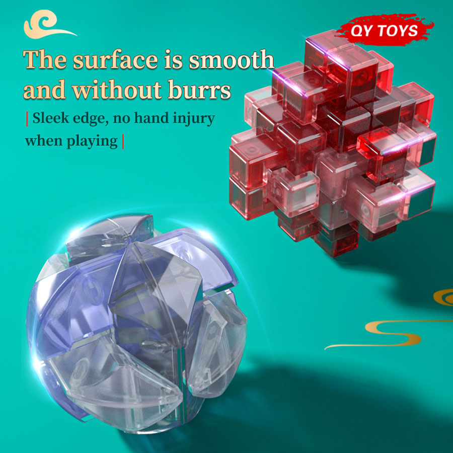 QY puzzle Nine Kong Ming Lock [ZiiCube.com]