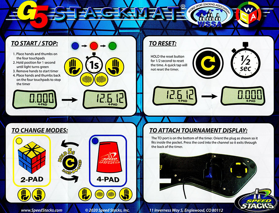 Speed Stacks Pro Timer G5 - [ziiCube.com] Puzzles solver magic twisty rubik's cube