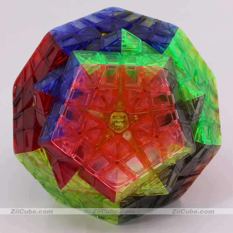 YuXin HuangLong Master Kilominx 4x4 megaminx cube ice color Limited ...